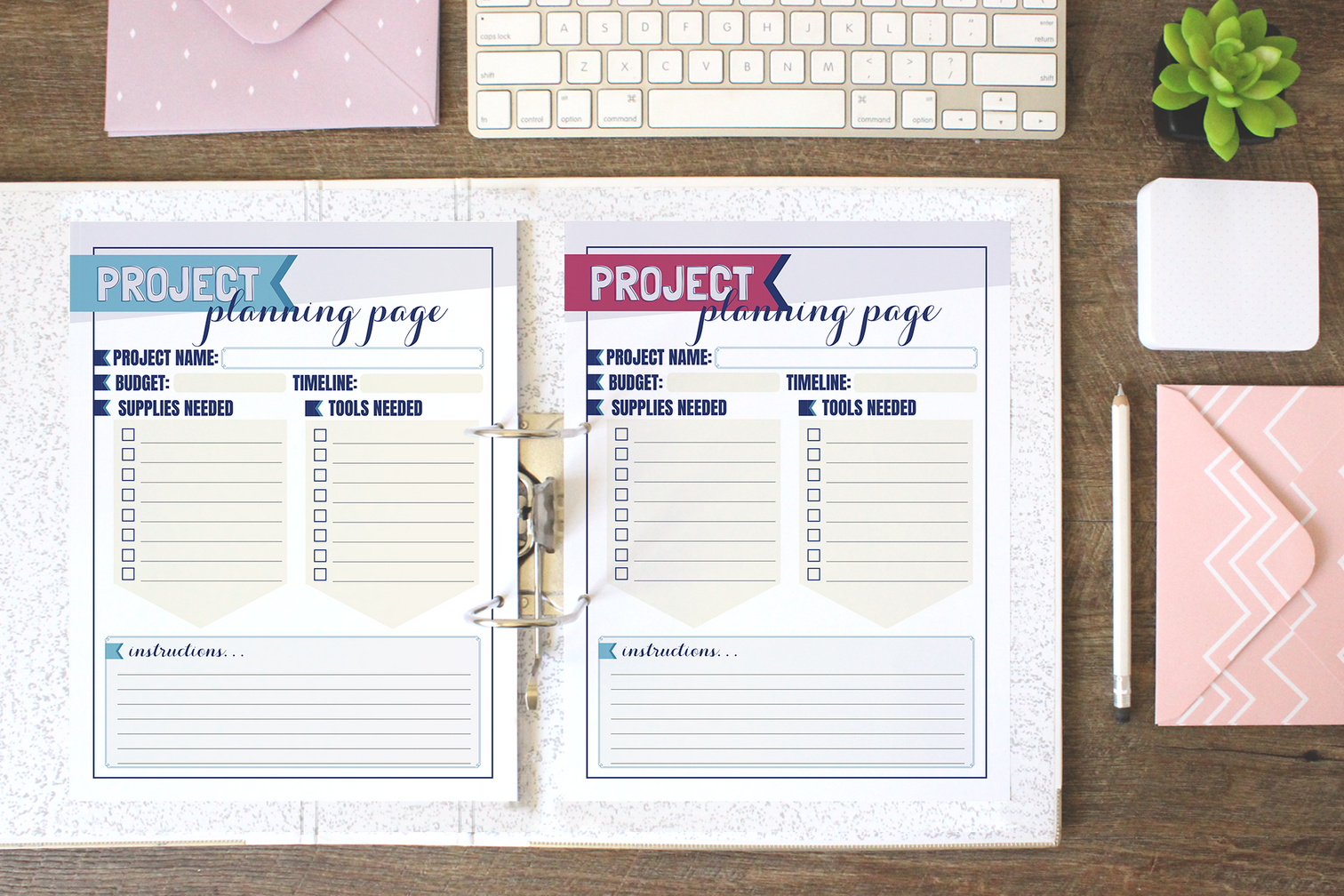 Project Planning Printables – The Our Home Made Easy Shop
